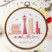 Seattle United States EM153, Embroidery Pattern KIT and PDF Stamped ...
