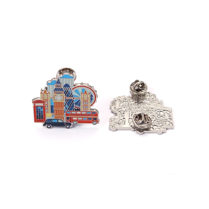 Enamel Pin - London, Great Britain. Hard Enamel Pin, Enamel Pin Display ...
