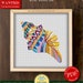 Mandala Shell P485 Embroidery Cross Stitch Pattern Instant - Etsy