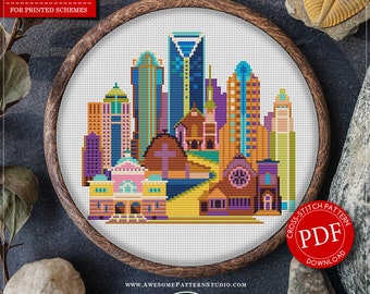 Indianapolis CS356 Counted Cross Stitch Pattern KIT and PDF | Etsy