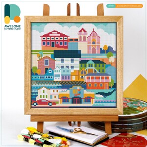 Monterey CS368, Counted Cross Stitch Pattern KIT and PDF | Stitching ...