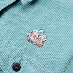 Enamel Pin - London, Great Britain. Hard Enamel Pin, Enamel Pin Display ...
