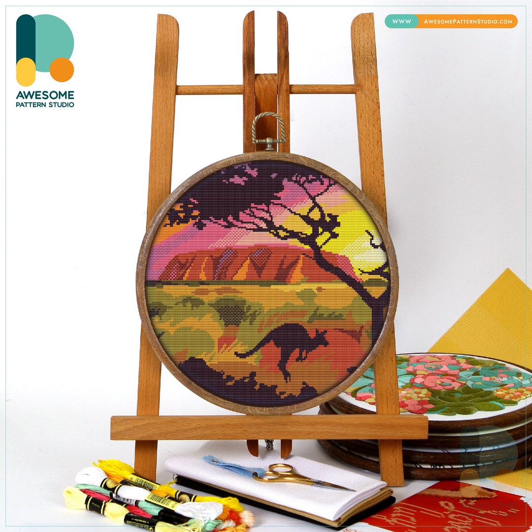 Uluru-kata Tjuta National Park CS816, Counted Cross Stitch Pattern KIT ...