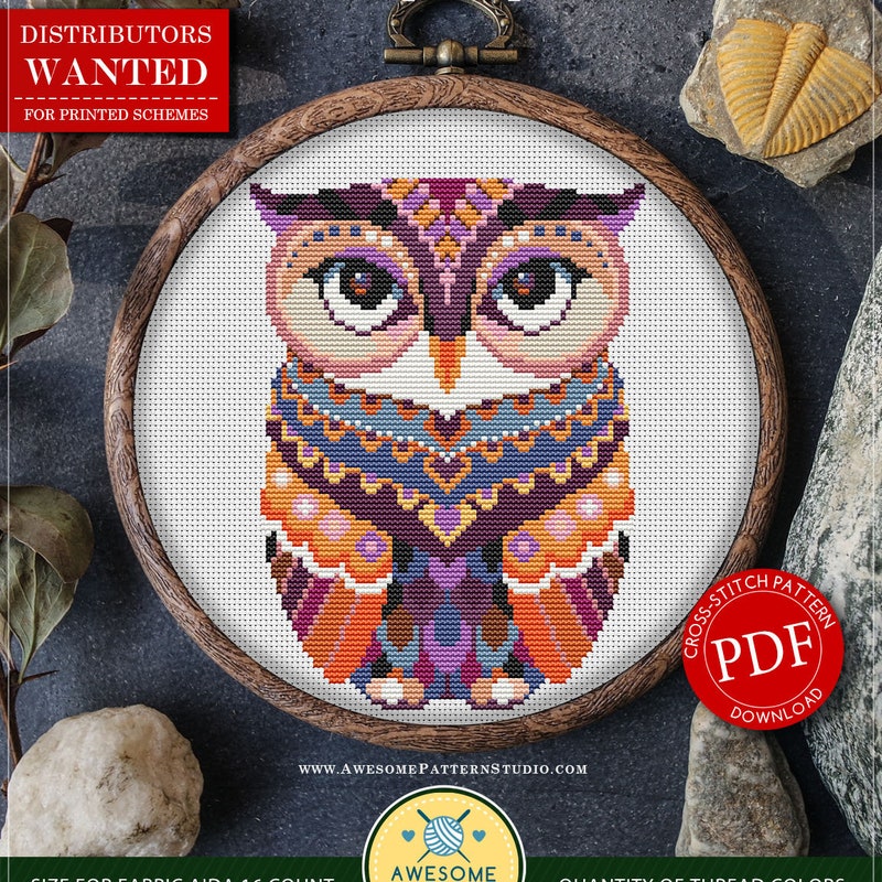 Primitive Owl Pattern - Etsy