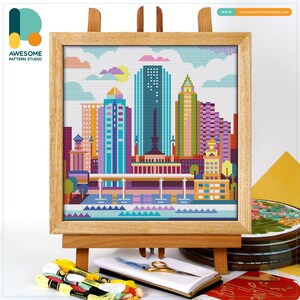 Tampa CS601, Counted Cross Stitch Pattern KIT and PDF | Stitching | Pdf ...