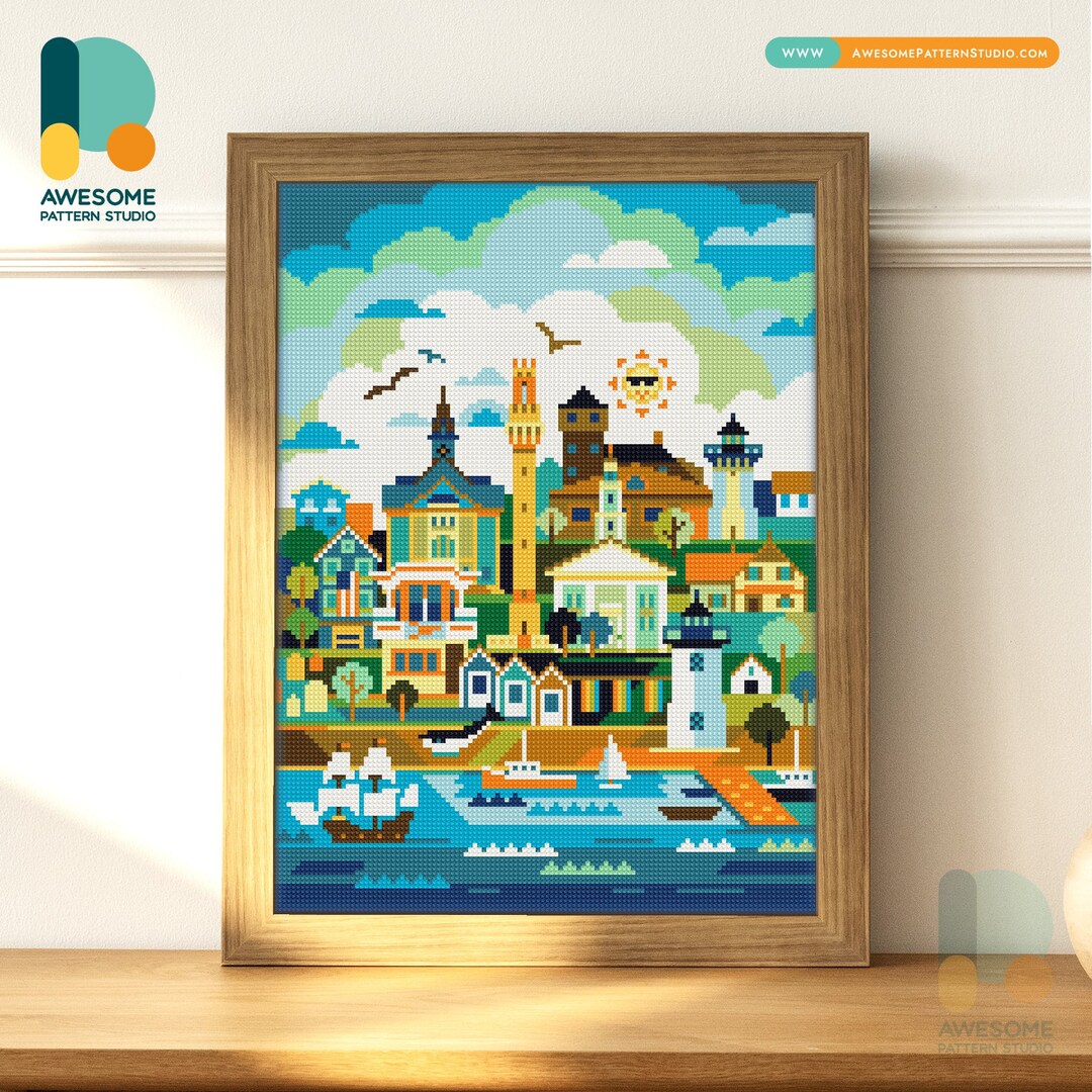 Provincetown Massachusetts USA DS2412, Diamond Painting DIY KIT Diamond ...