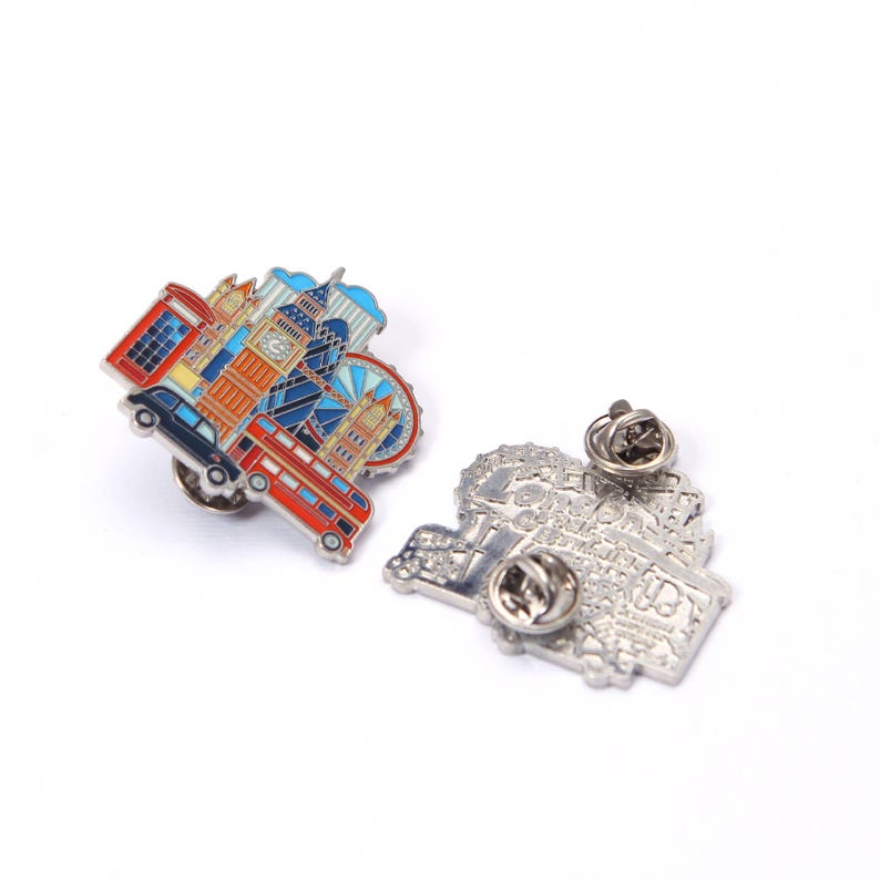 Enamel Pin - London, Great Britain. Hard Enamel Pin, Enamel Pin Display ...