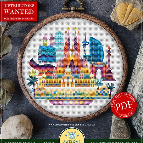 Charleston P071 Embroidery Cross Stitch Pattern Download - Etsy