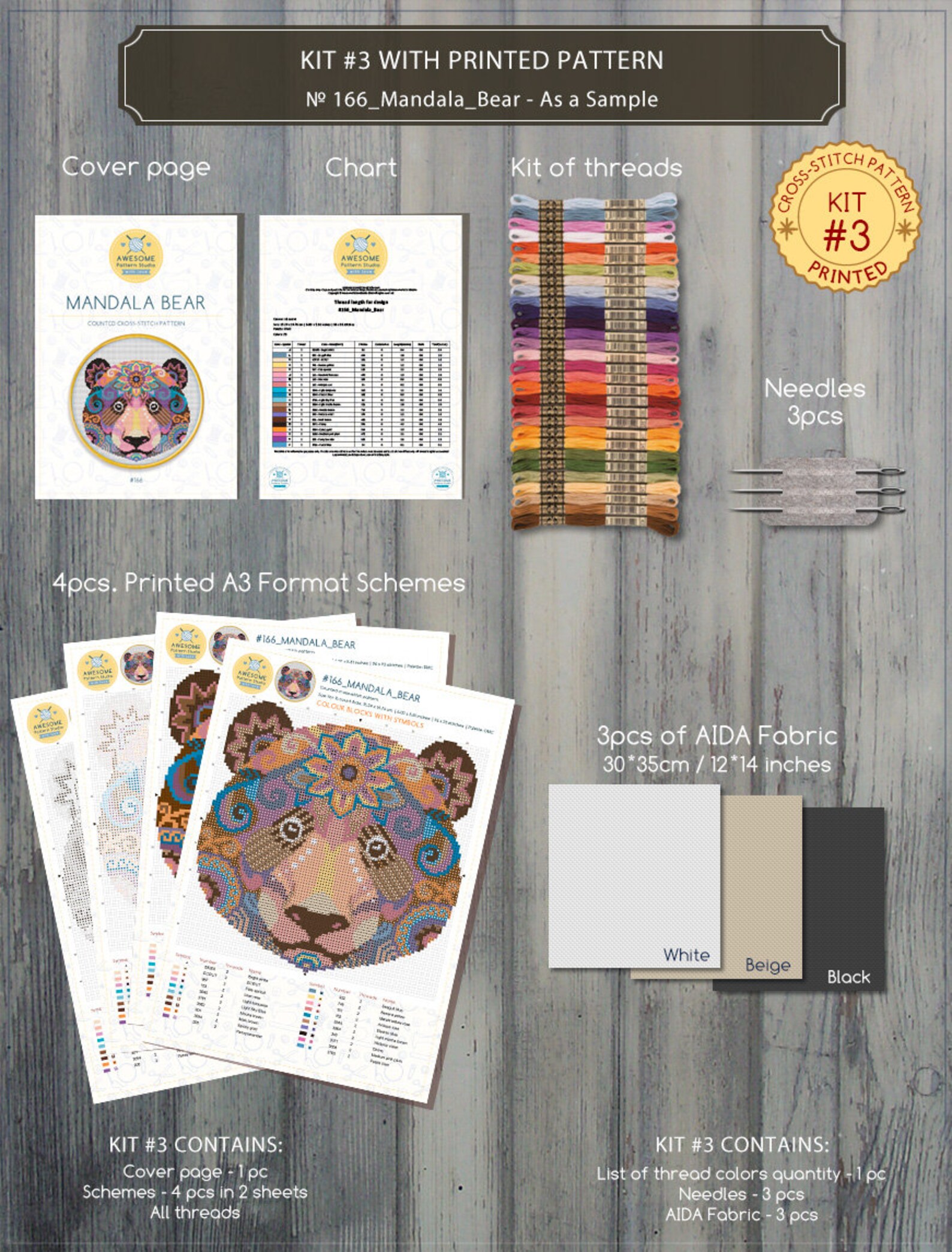 Rotterdam CS950 Counted Cross Stitch Pattern KIT and PDF | Etsy