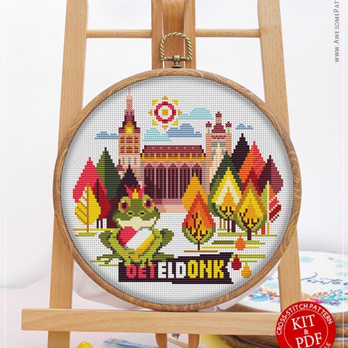 Rotterdam CS950 Counted Cross Stitch Pattern KIT and PDF - Etsy