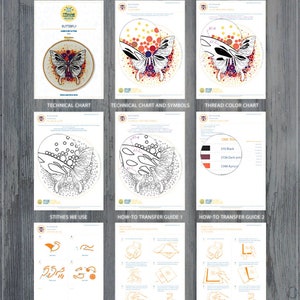Plus Size Woman Embroidery EM030 Embroidery Pattern KIT and - Etsy