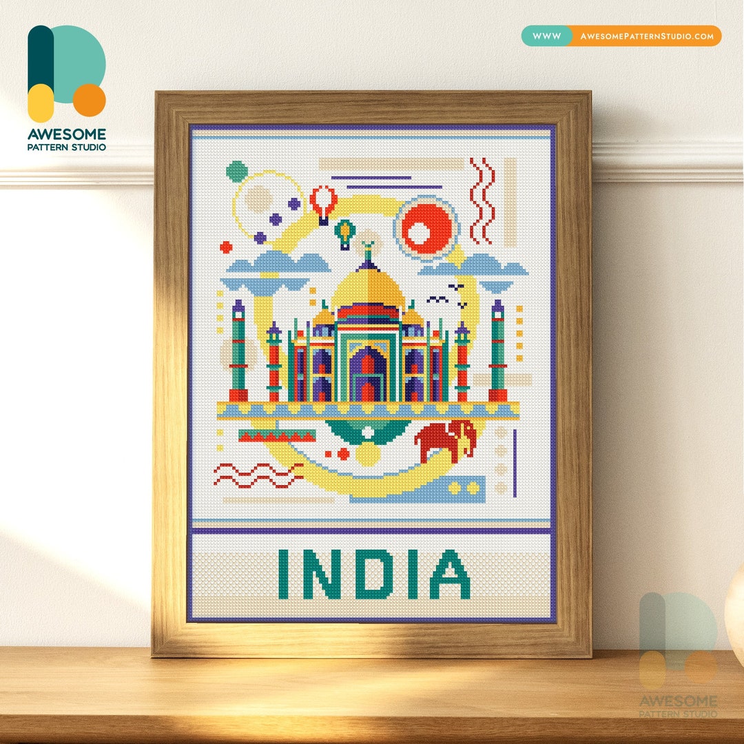 Taj Mahal DS2359, Diamond Painting DIY KIT Diamond Painting Kit Diamond ...