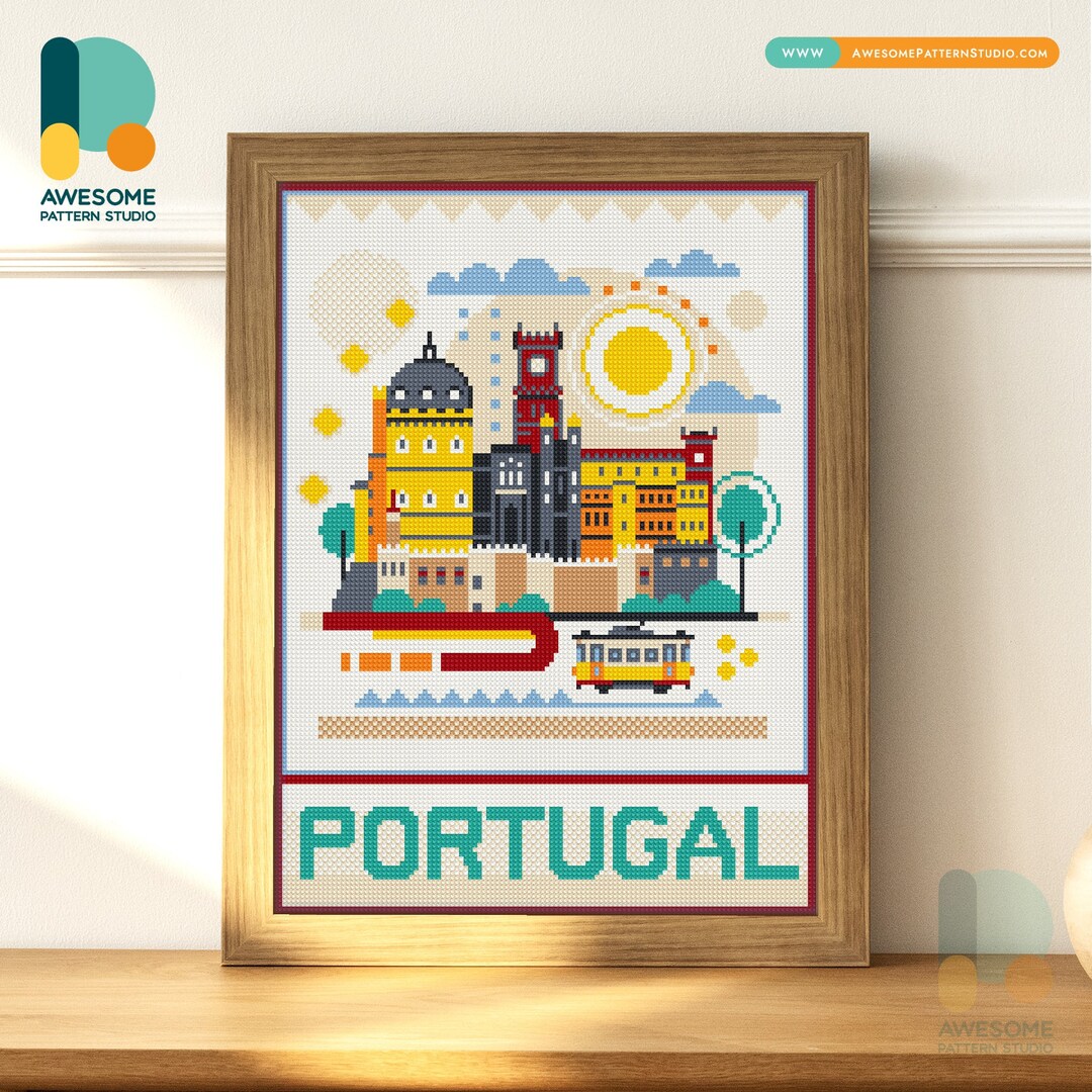 National Palace of Pena DS2373, Diamond Painting DIY KIT | Diamond ...