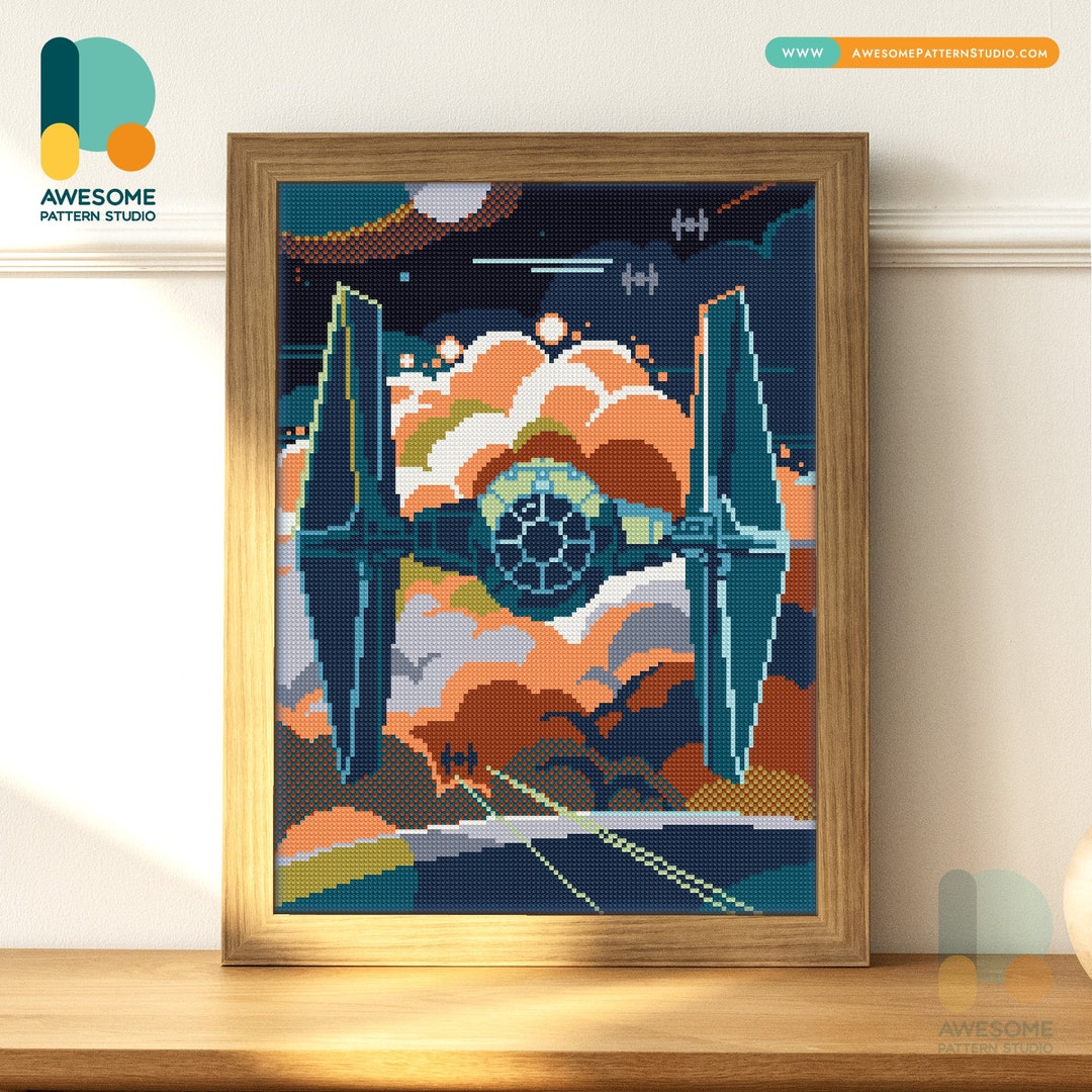 Spaceship in Sky Diamond Painting Kit - Modern 5d Diamond Painting Art ...