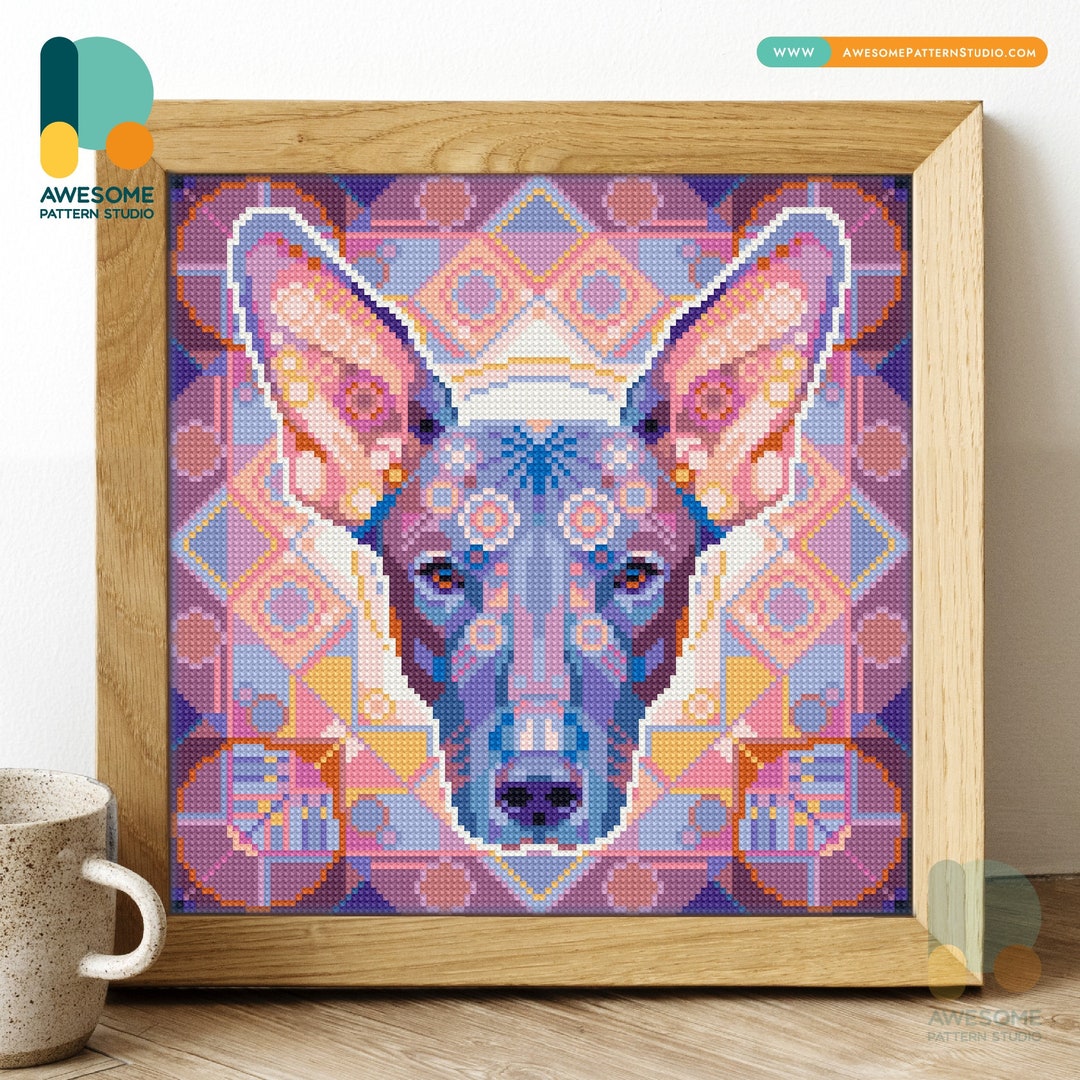 Mandala Xoloitzcuintli Diamond Painting Kit - Modern 5d Diamond ...