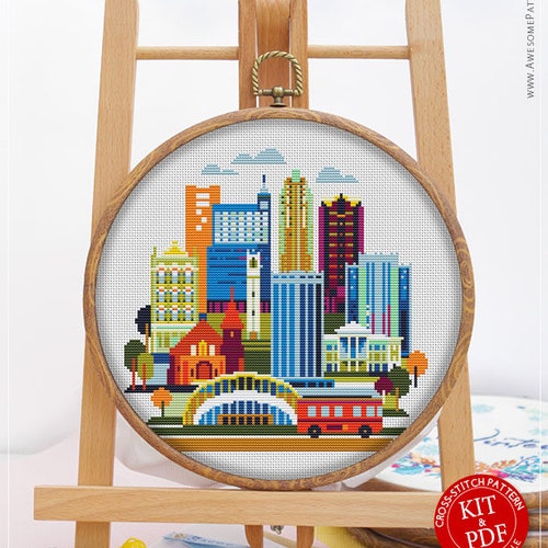 Denver CS146 Counted Cross Stitch Pattern KIT and PDF | Etsy