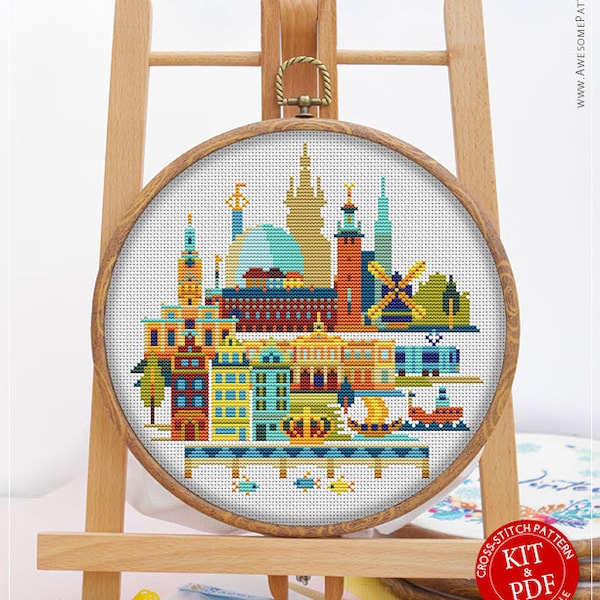 Sweden Cross Stitch - Etsy