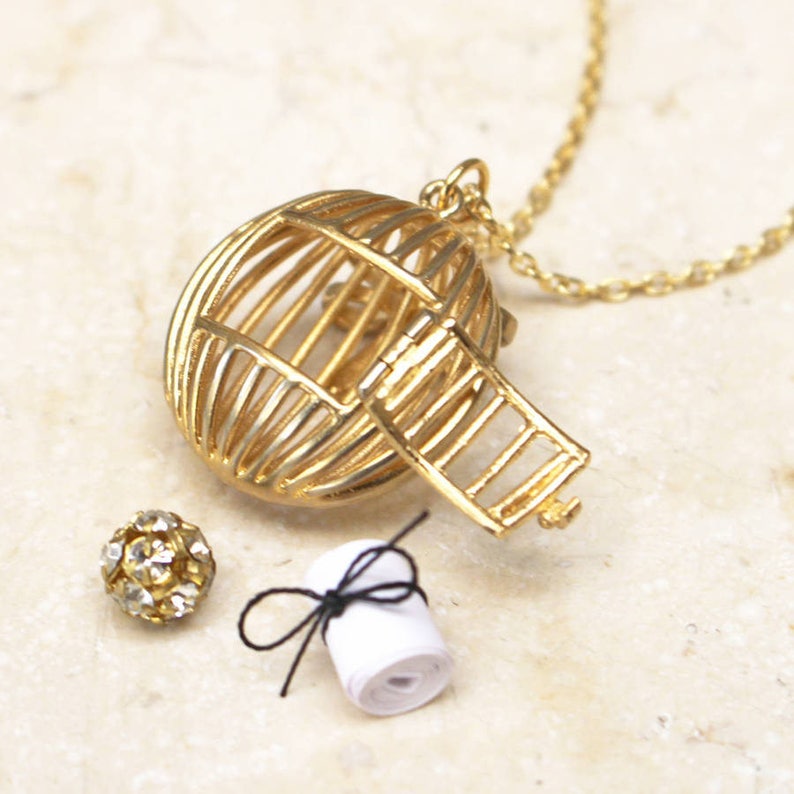 Bird Cage Locket - Etsy
