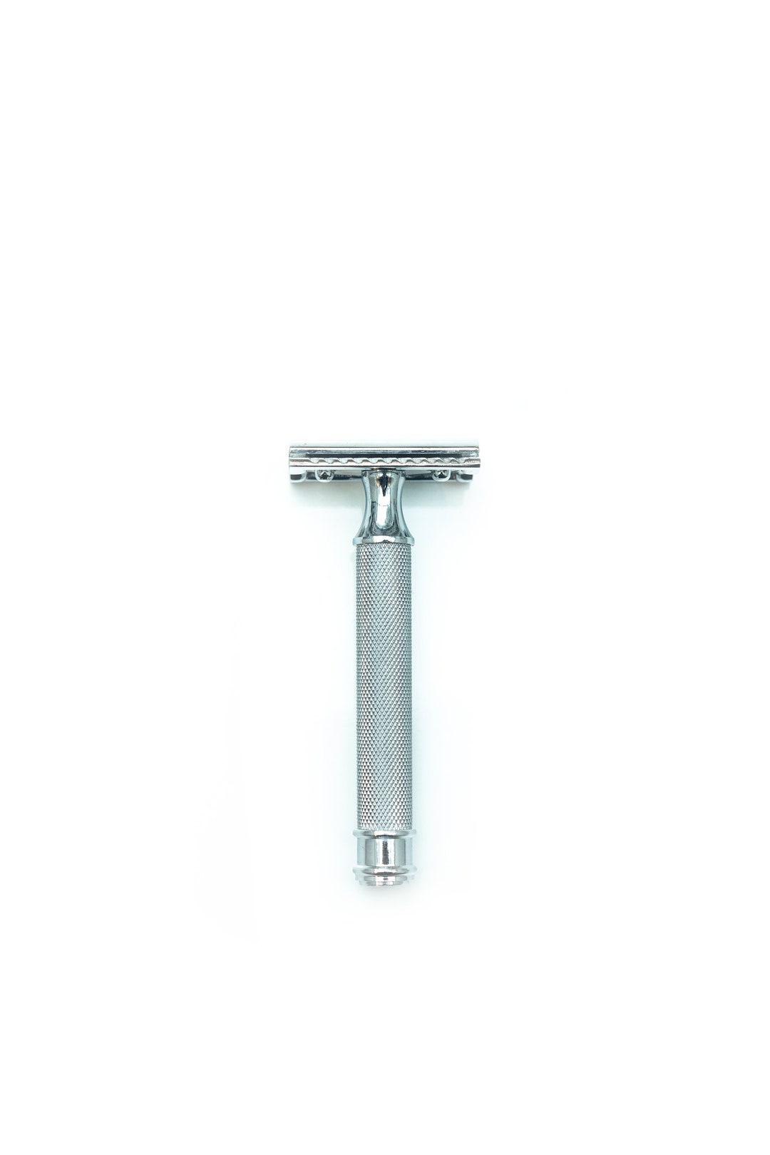 Solid Stainless Steel Safety Razor and 5 X Blades - Etsy