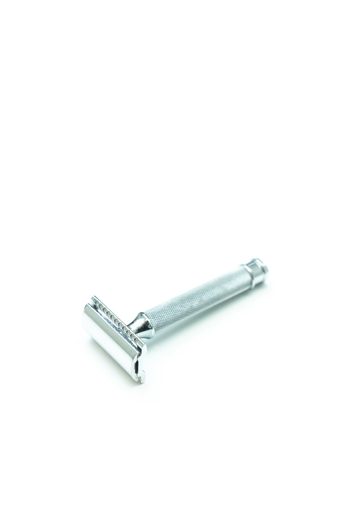 Solid Stainless Steel Safety Razor and 5 X Blades - Etsy