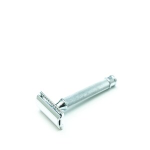 Solid Stainless Steel Safety Razor and 5 X Blades - Etsy