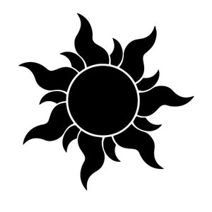 Tangled Sun Logo - Tangled Repunzel - Digital Download, Instant ...