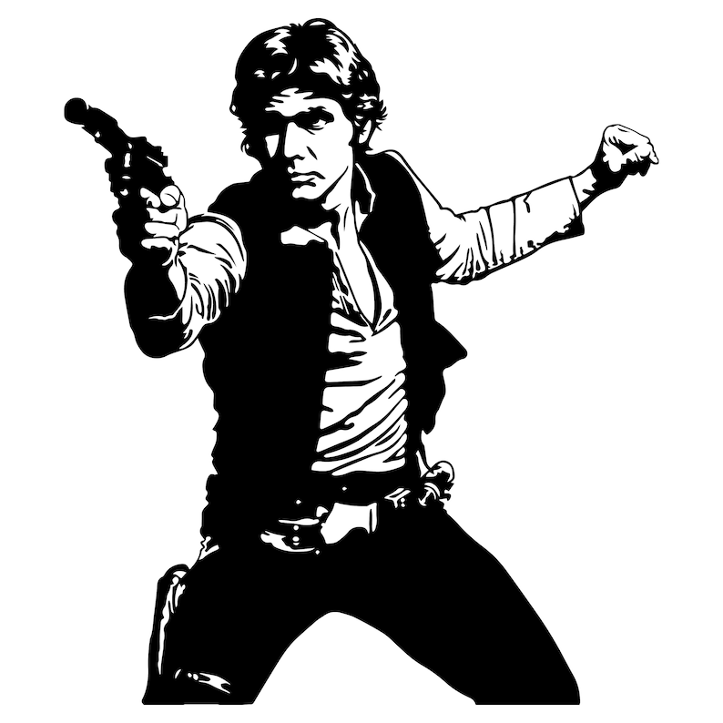 Han Solo Shooting Star Wars Digital Download Instant - Etsy