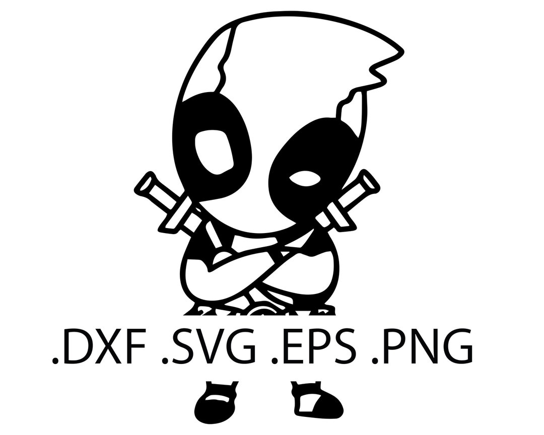 Deadpool Cartoon Arms Crossed Deadpool Digital Download, Instant ...