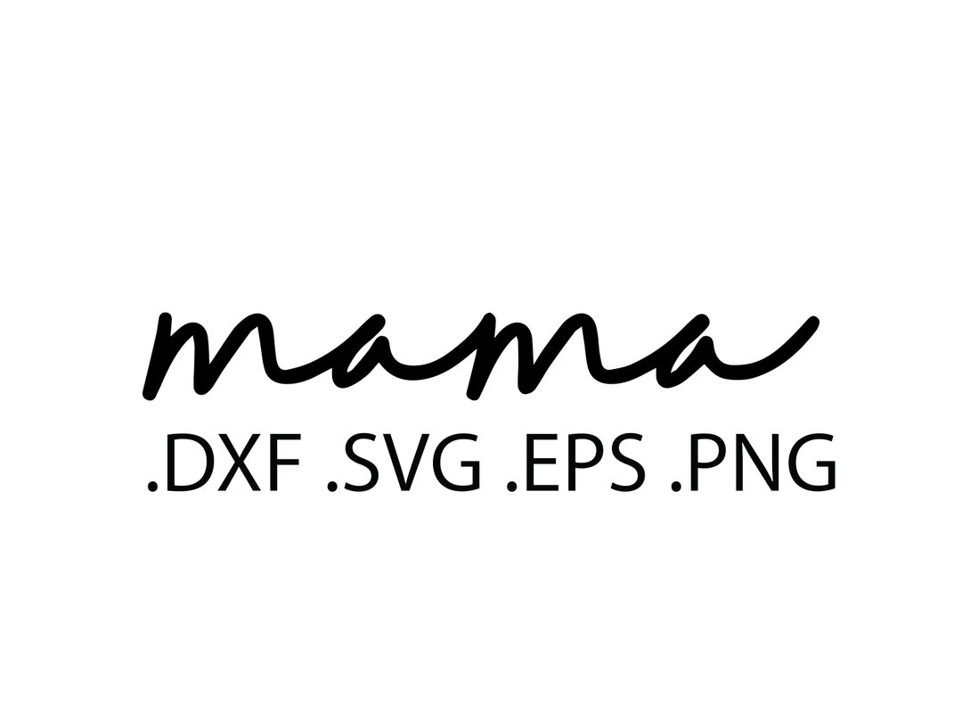 Mama Fancy Cursive Font - Cute Idea's - Digital Download, Instant ...