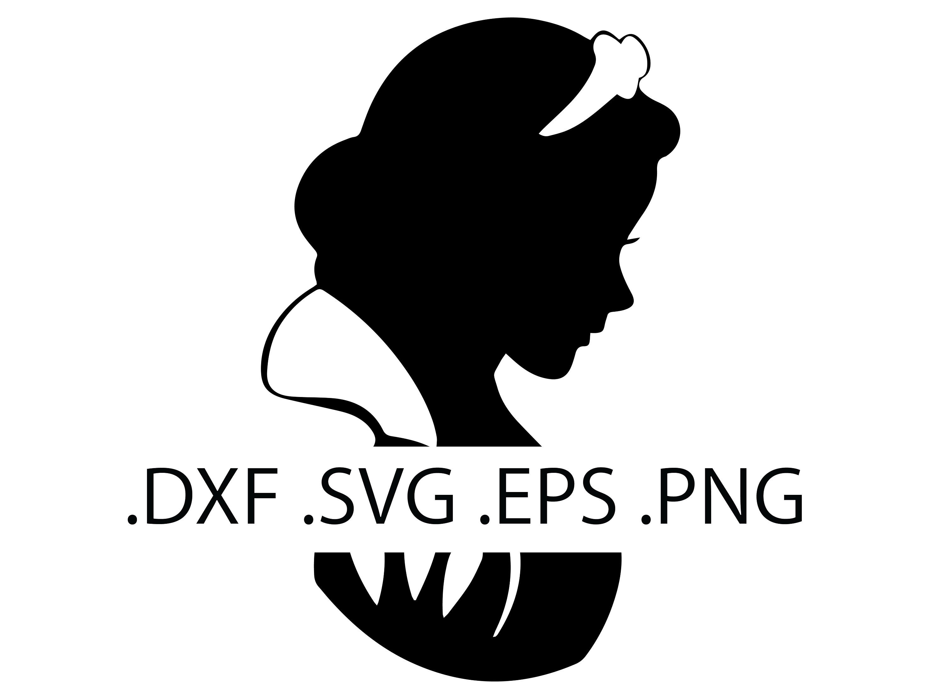Disney Silhouette Snow White Svg
