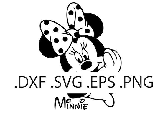 Minnie Mouse 1 Digital Download Instant Download Svg Dxf | Etsy