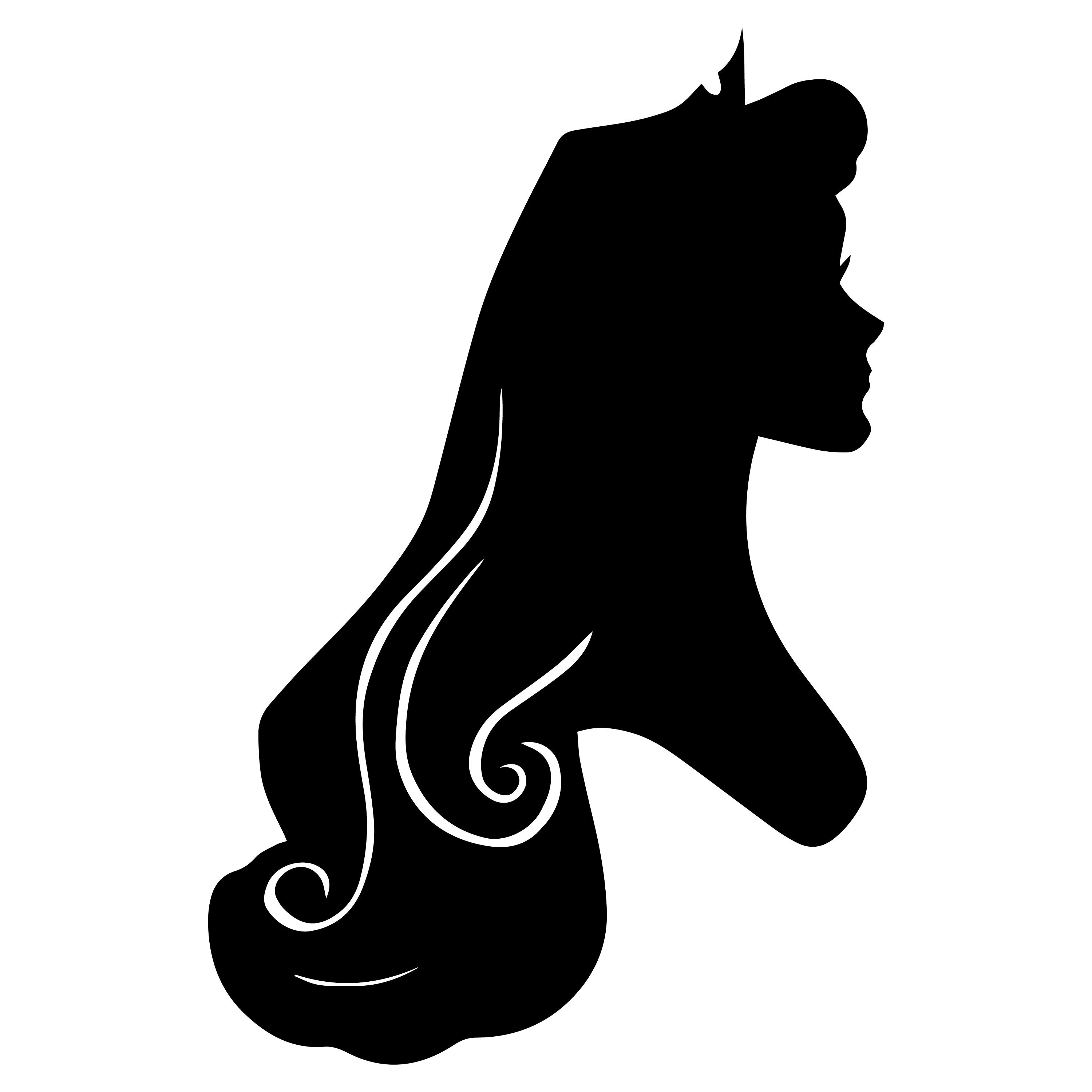 Printable Sleeping Beauty Silhouette