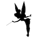 Tinkerbell Silhouette - Digital Download, Instant Download, Svg, Dxf ...