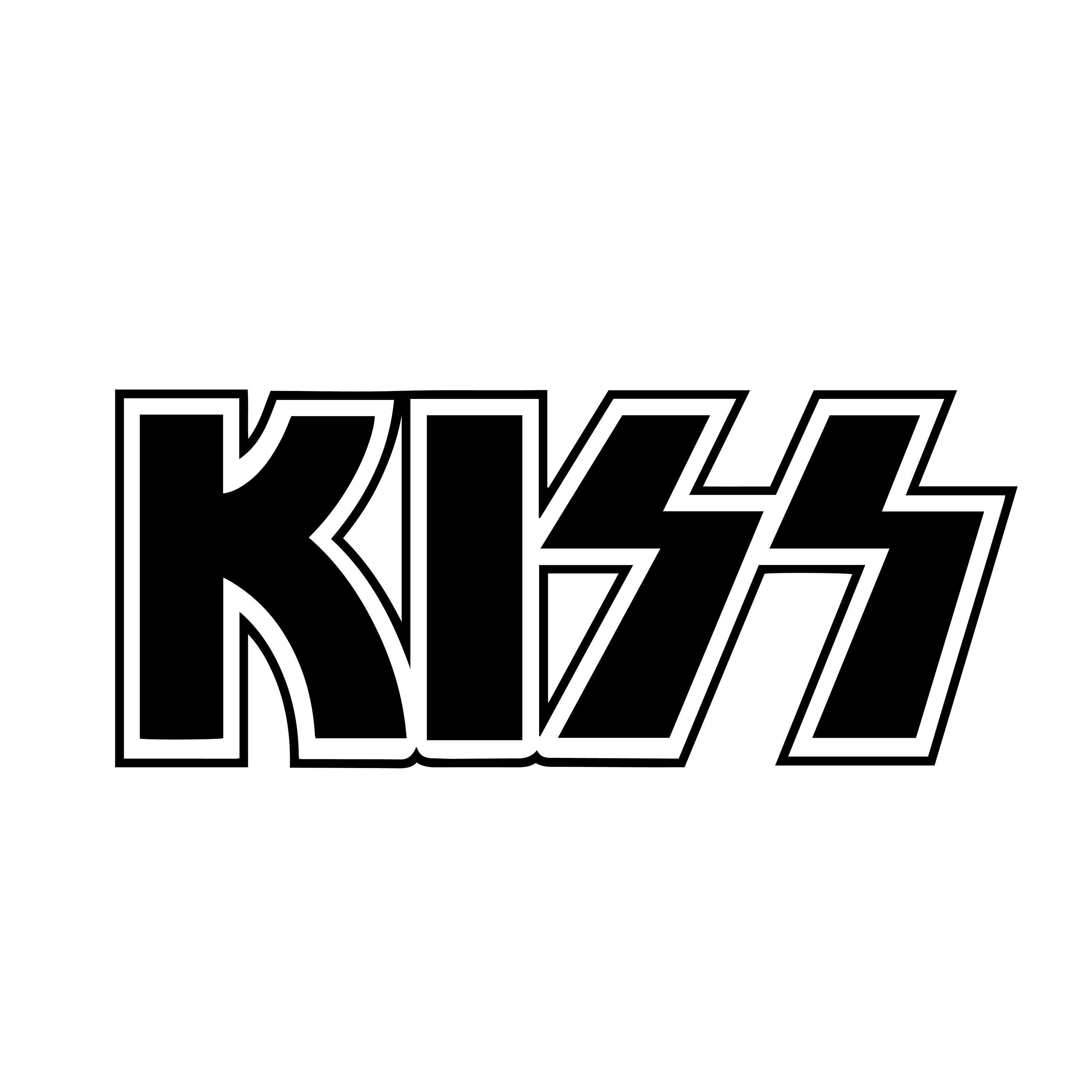 KISS - Rock Band Logo - Digital Download, Instant Download, Svg, Dxf ...