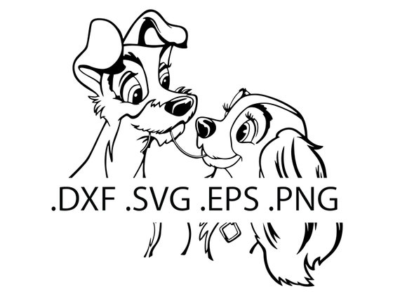 Disney Lady And The Tramp Silhouettes