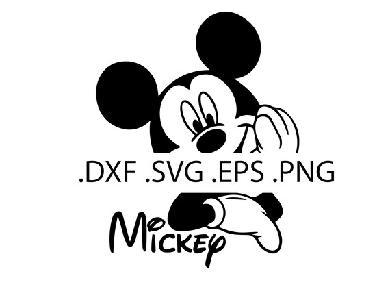 Mickey Mouse 1 Digital Download Instant Download Svg Dxf - Etsy