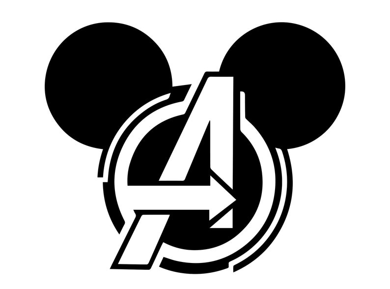 Avengers Ears Marvel Mickey Ears Digital Download Instant - Etsy