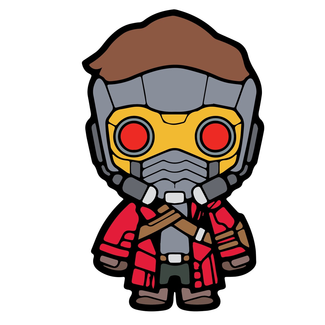 Chibi Guardians of the Galaxy Color Bundle Digital - Etsy
