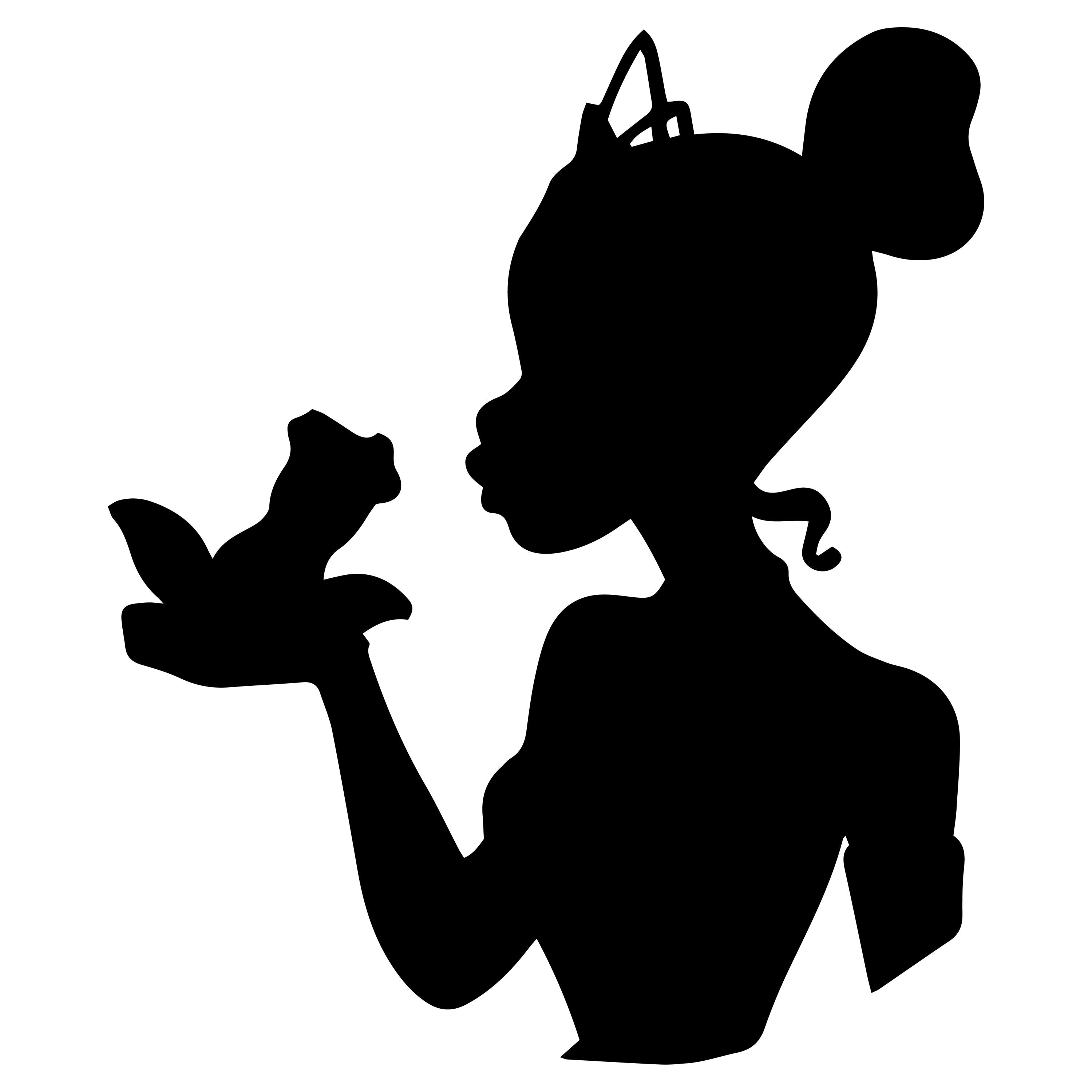 Tiana Silhouette Disney_Kriss | Looking To Add To Or Start A Tiana
