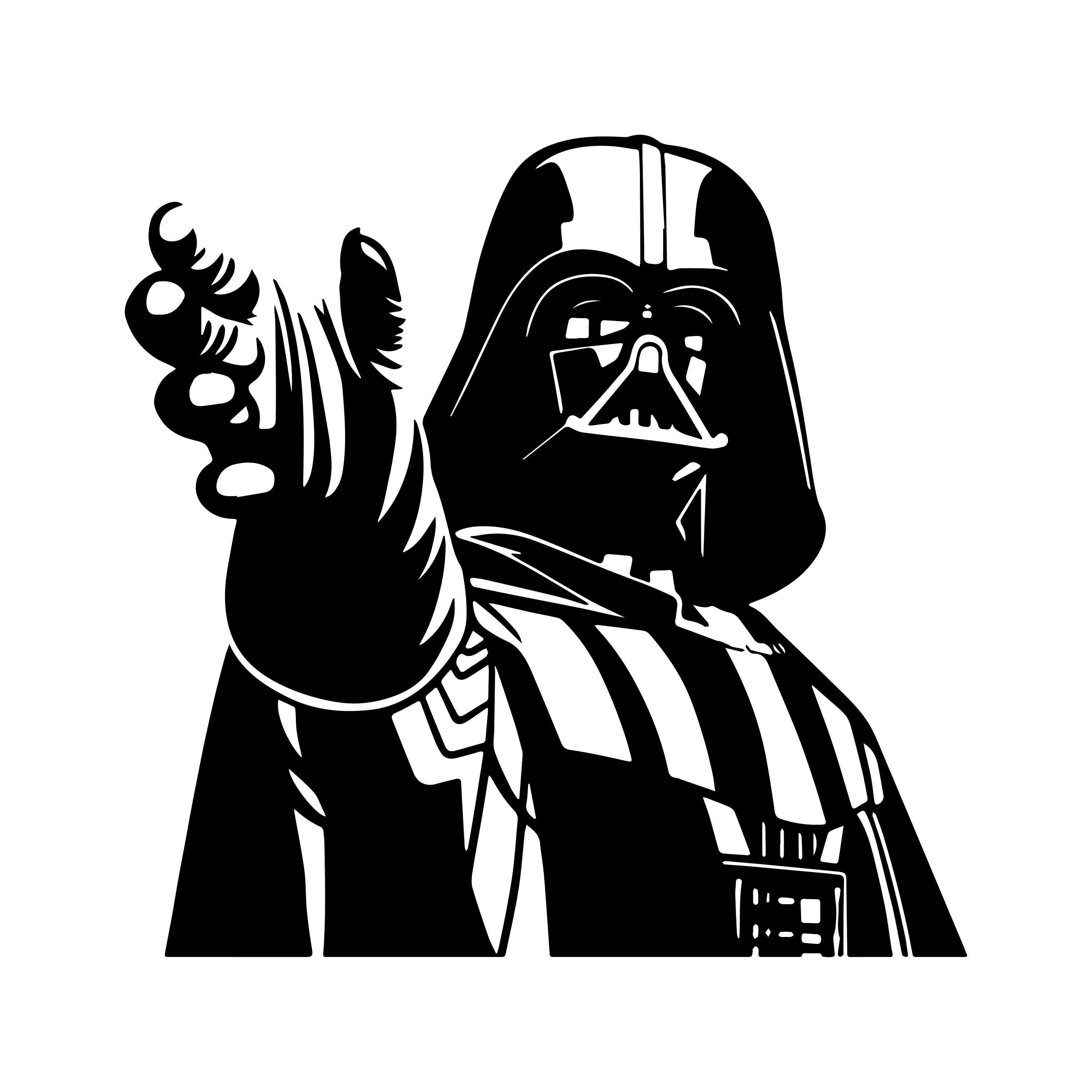 Vector De La Cara De Darth Vader Dibujo De Anime Cara Enojada Caras