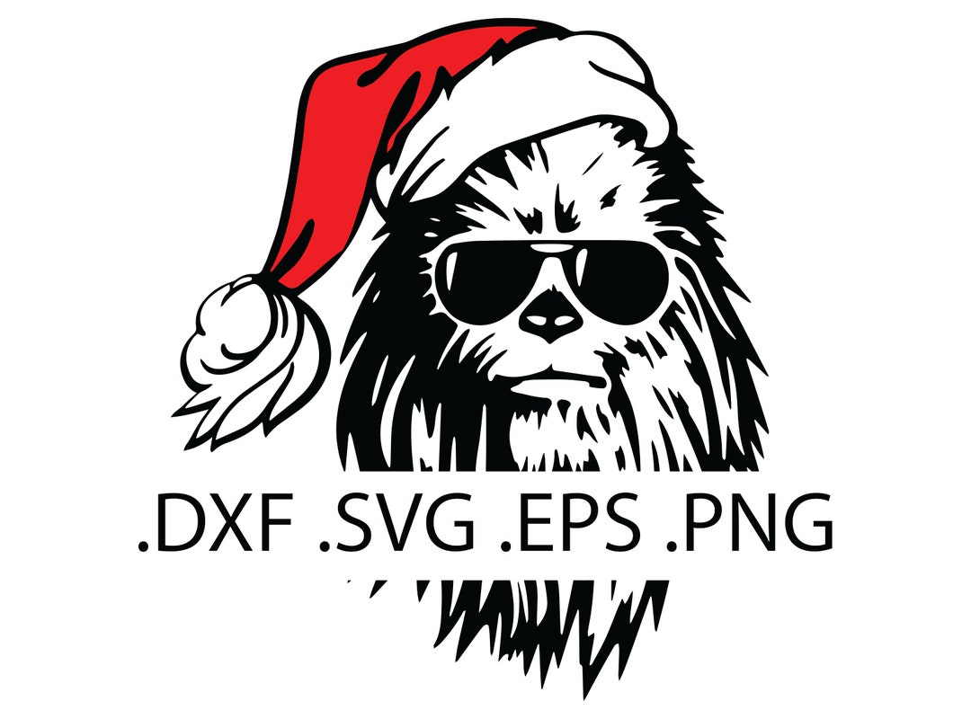 Chewbacca Santa Hat SVG – Star Wars Holiday Files (digital Download) - Etsy