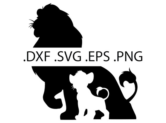 Baby Simba Silhouette