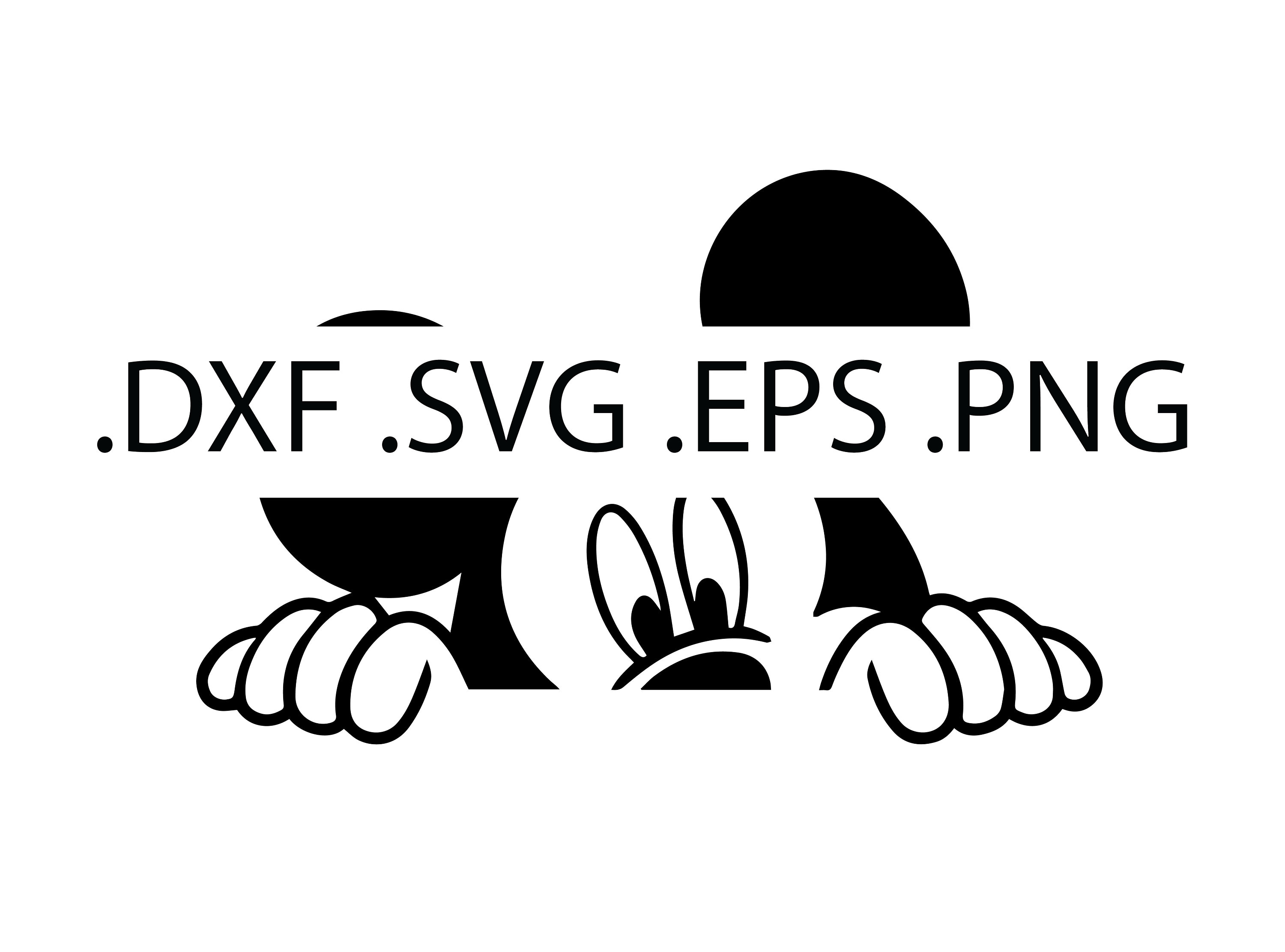 Peeking Mickey Mouse Digital Download Instant Download | Etsy