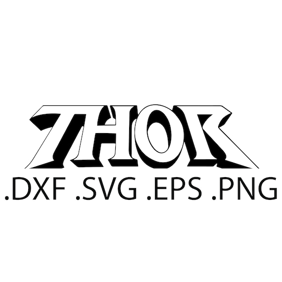 Thor Logo Digital Download Instant Download Svg Dxf Eps - Etsy