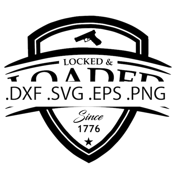Locked and Loaded Svg - Etsy