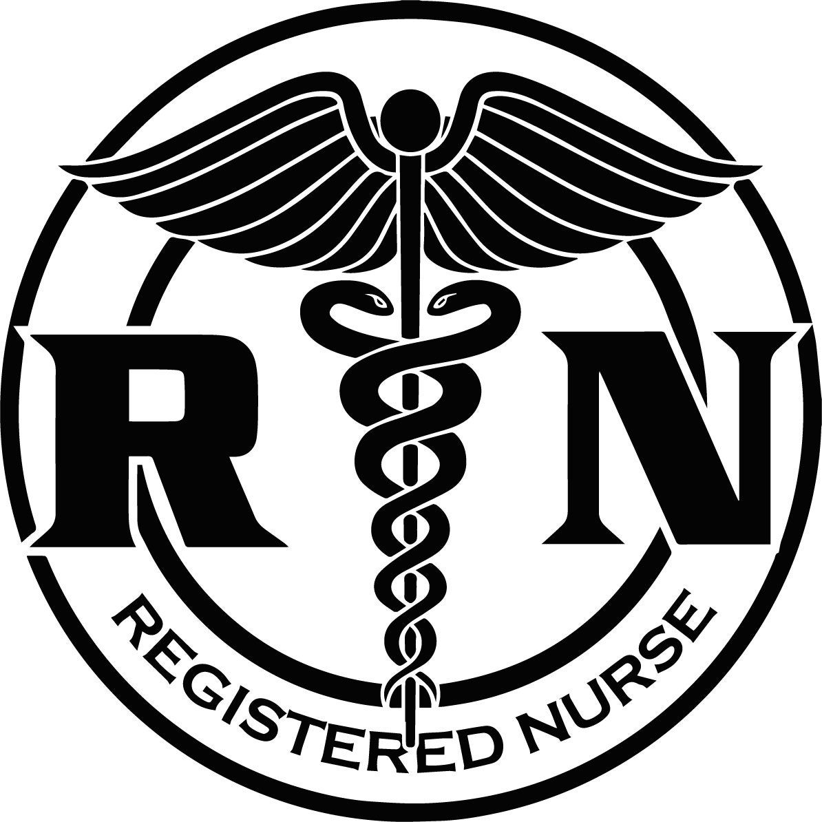 Registered Nurse Medical Symbol Digital Download Instant | Etsy