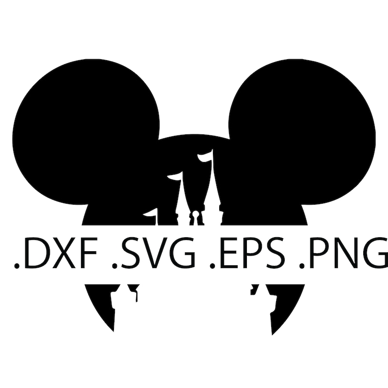 Mickey Ears Svg - Etsy