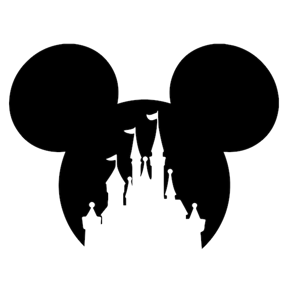 Mickey Mouse Ears Silhouette
