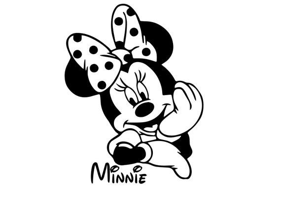 Minnie Mouse Svart Hvitt Bilder