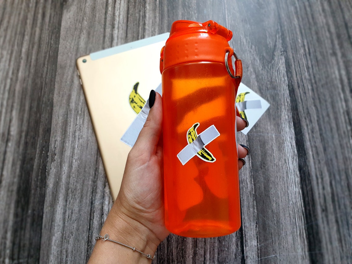 Banana Taped to the Wall Vinyl Sticker Pack Set of 3 Pcs - Etsy